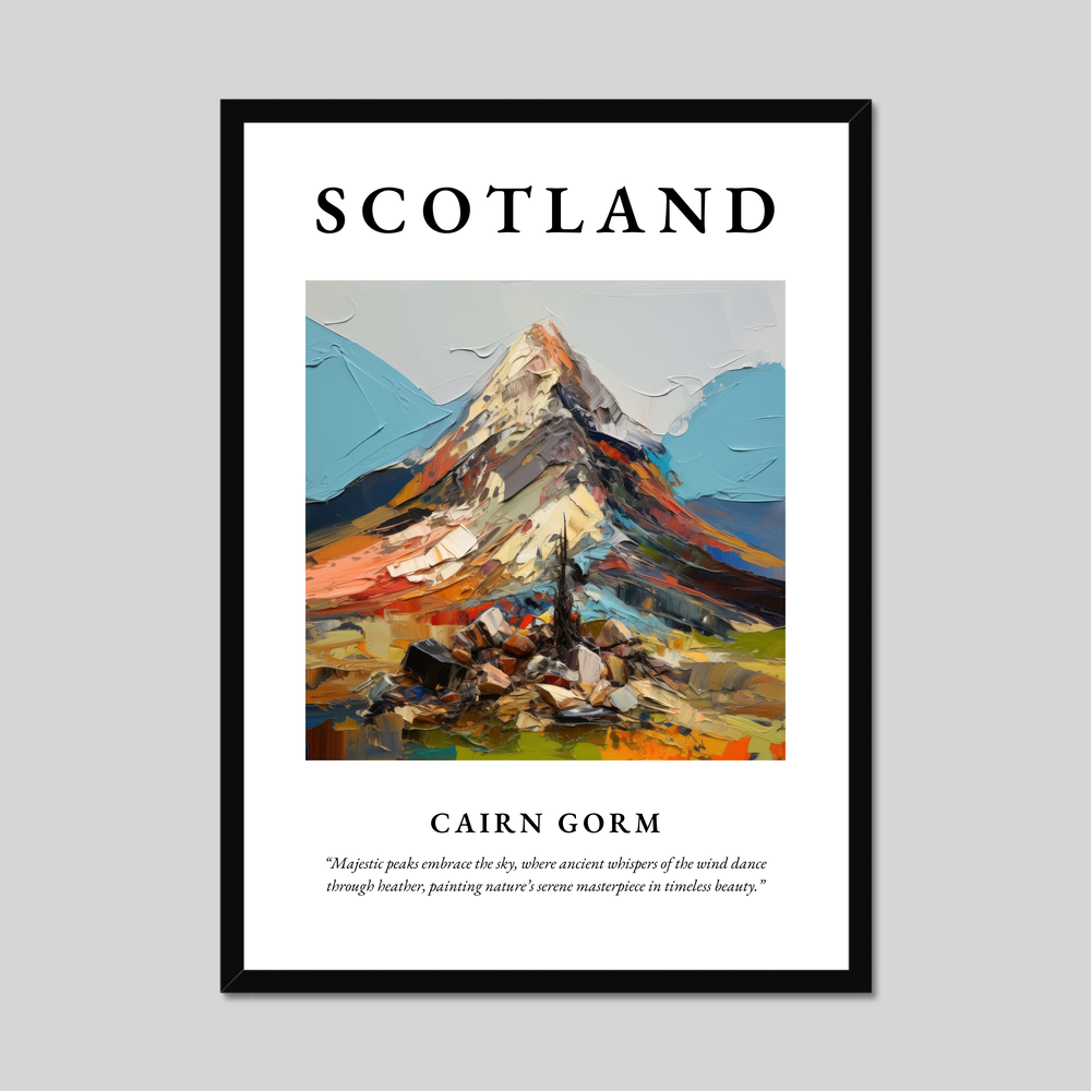 Cairn Gorm - Framed Poster Print – Scotland Paintings and Art Prints