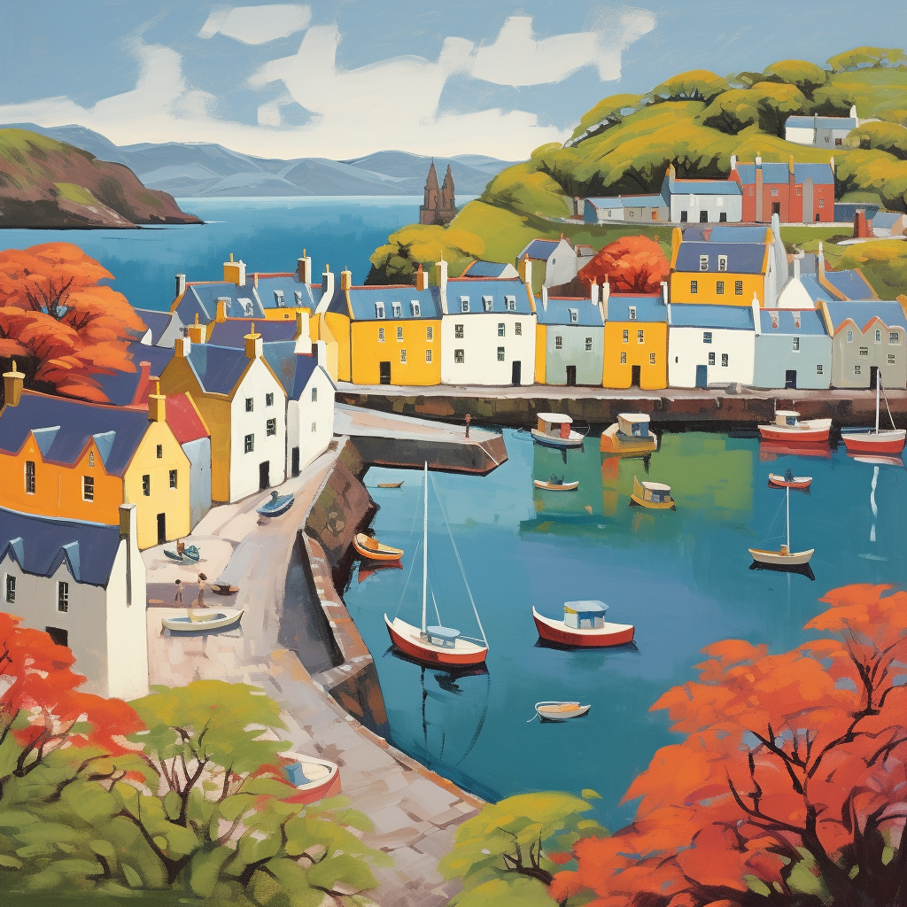 Scottish Harbours – Page 2 – Scotland Paintings and Art Prints