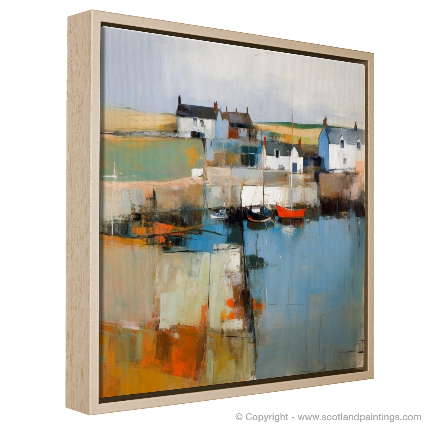 Harbour Hues: An Abstract Impression of Portmahomack Easter Ross ...