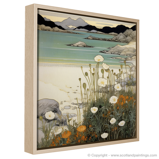Art Nouveau Escape to Silver Sands of Morar – Scotland Paintings and ...