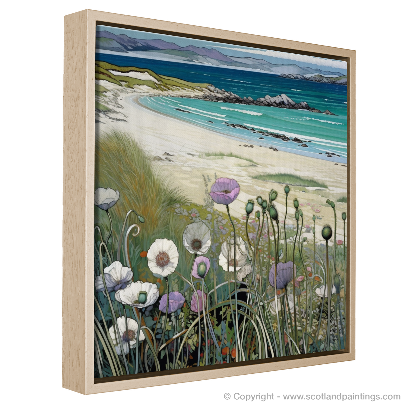 Art Nouveau Rhapsody: Silver Sands of Morar – Scotland Paintings and ...