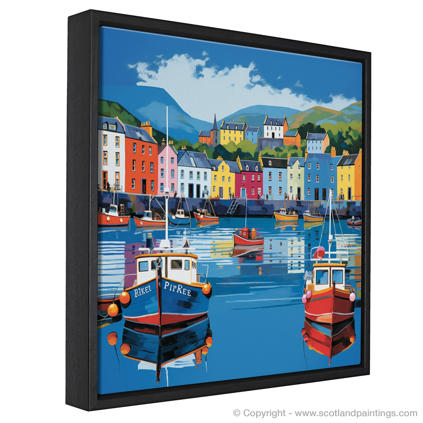 Pop Art Portree: A Chromatic Celebration of Isle of Skye's Maritime Ch ...