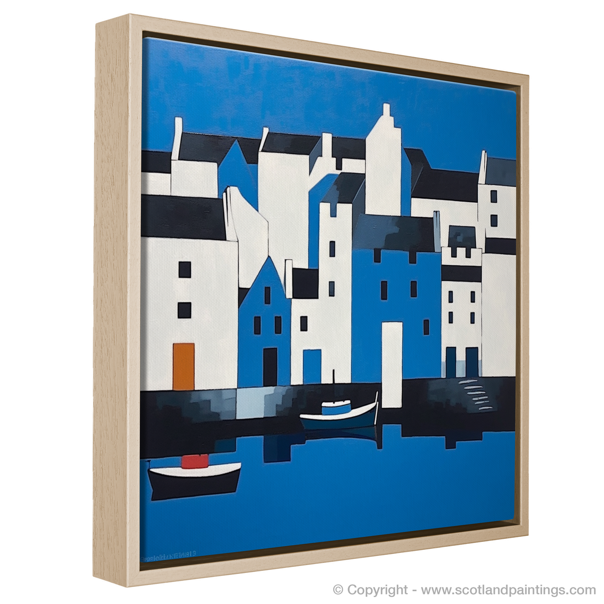 Serene Simplicity: Portree Harbour Minimalist Masterpiece – Scotland ...