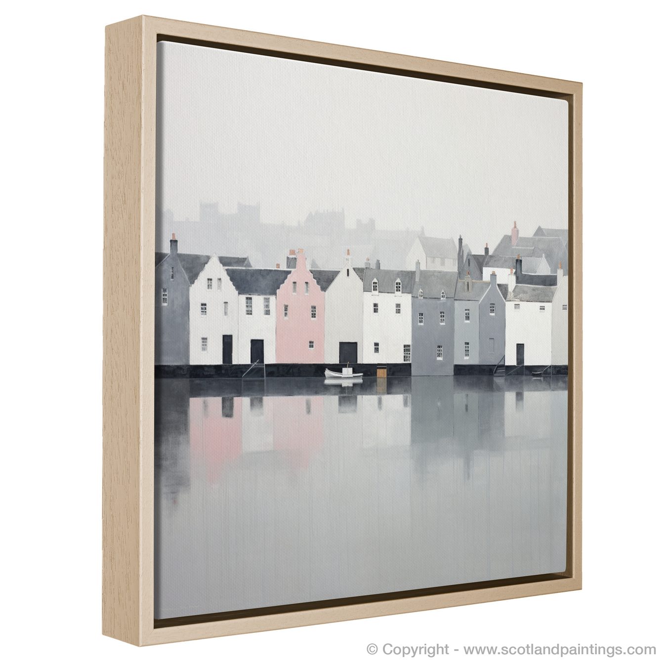 Mist of Tranquility: Portree Harbour in Minimalist Grace – Scotland ...