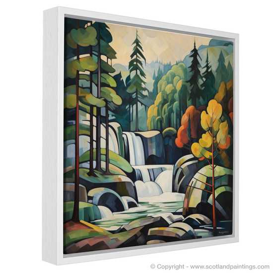 Cubist Cascade: The Enigma of Plodda Falls – Scotland Paintings and Art ...