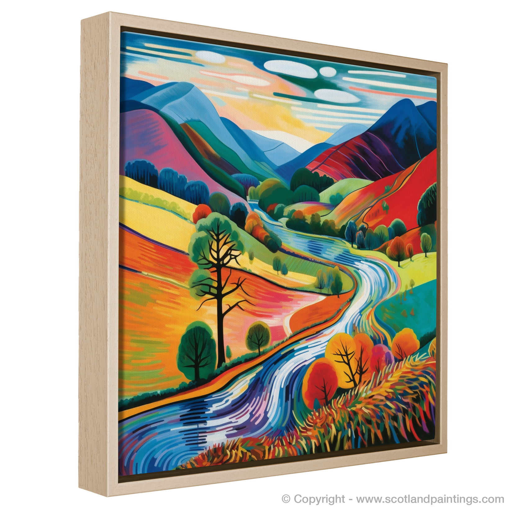 Glen Lochay Reimagined: A Pop Art Extravaganza – Scotland Paintings and ...