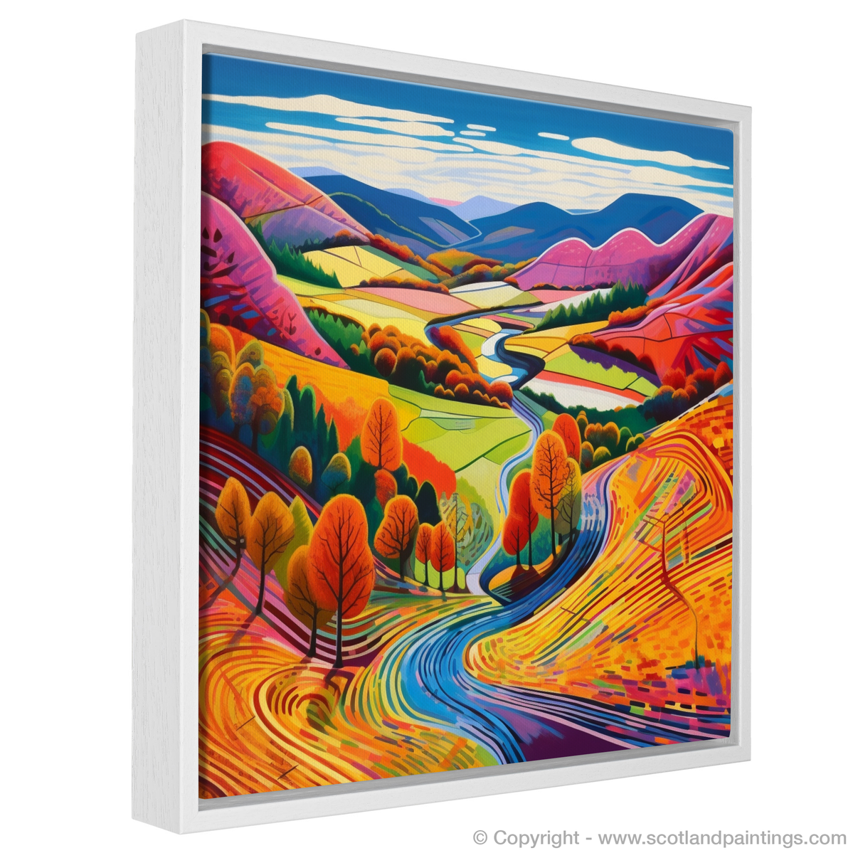 Vivid Visions of Glen Lochay: A Pop Art Panorama – Scotland Paintings ...