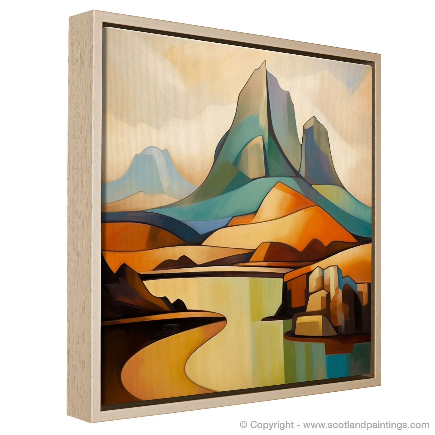Cubist Majesty of Suilven Sutherland – Scotland Paintings and Art Prints