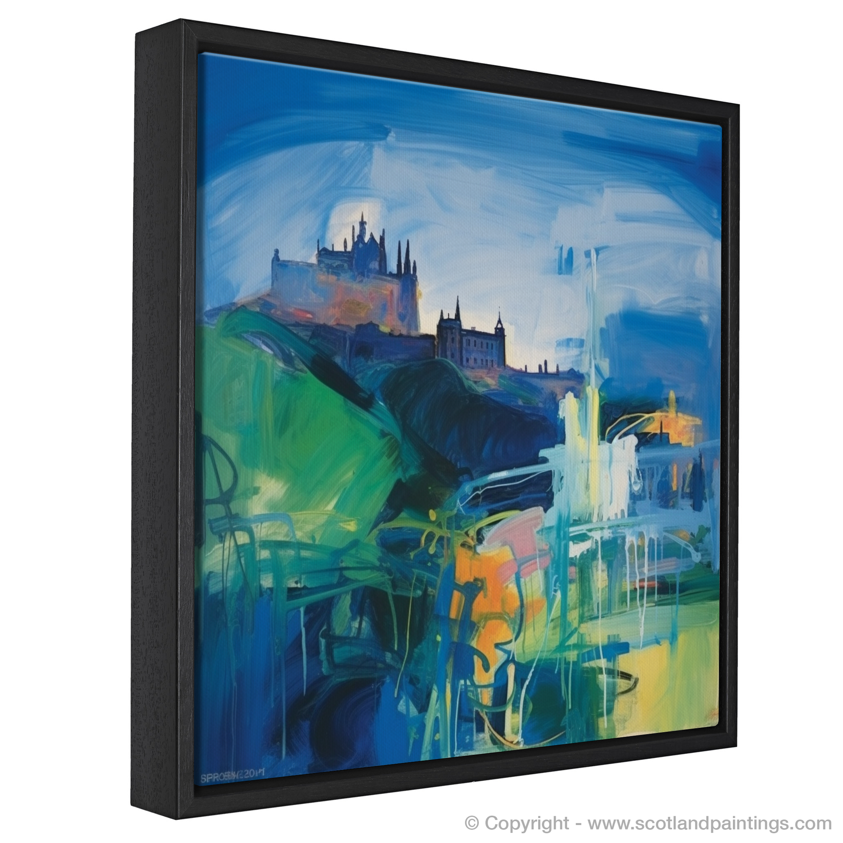 Edinburgh's Essence: A Color Field Tribute to Scotland's Capital ...
