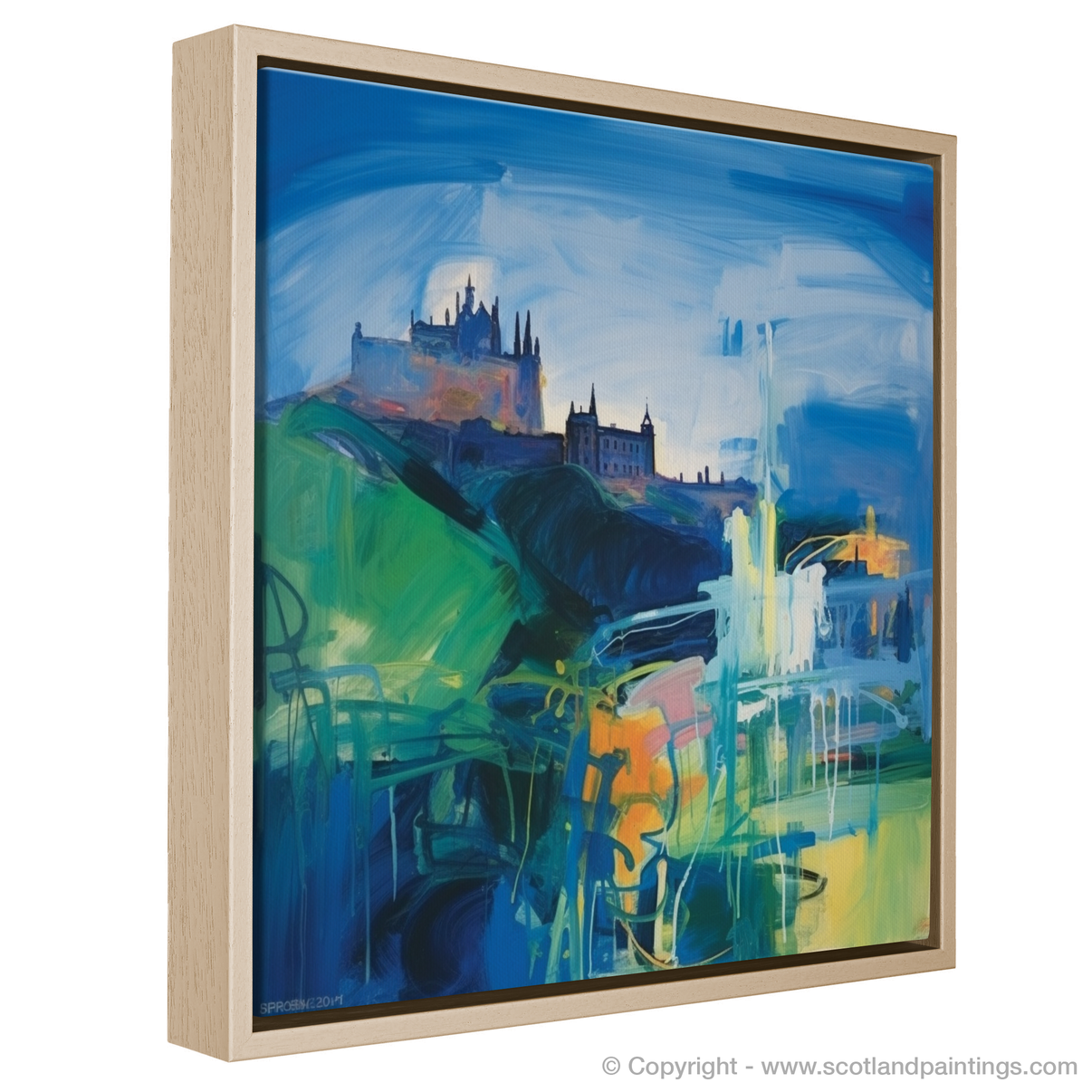Edinburgh's Essence: A Color Field Tribute to Scotland's Capital ...