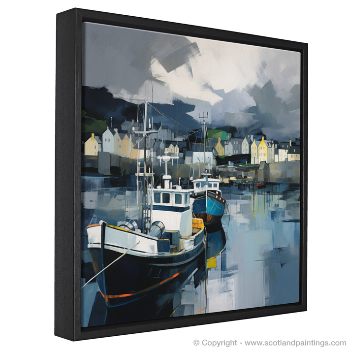 Storm over Oban Harbour: A Minimalist Homage to Scottish Seascapes – Scotland Paintings and Art ...