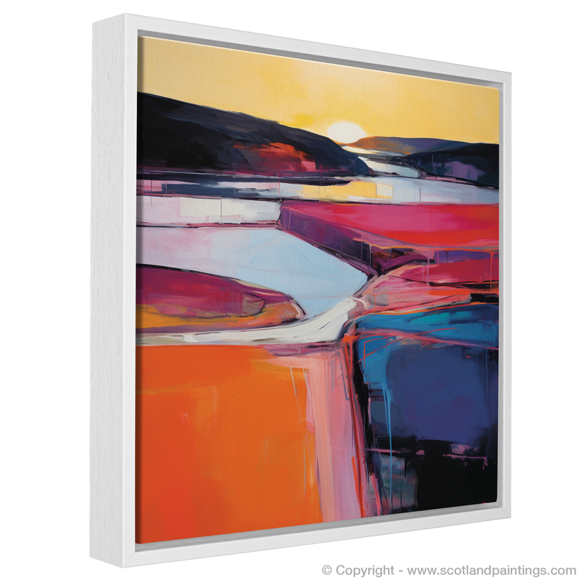 Calgary Bay at Sunset: An Abstract Impressionist Ode to Scottish Twili ...
