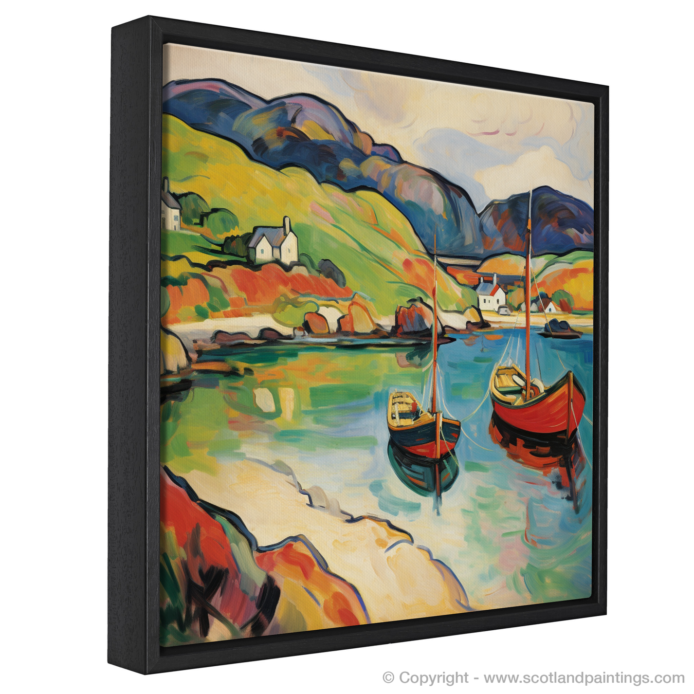 Gairloch Harbour: A Fauvist Dream in Wester Ross – Scotland Paintings ...