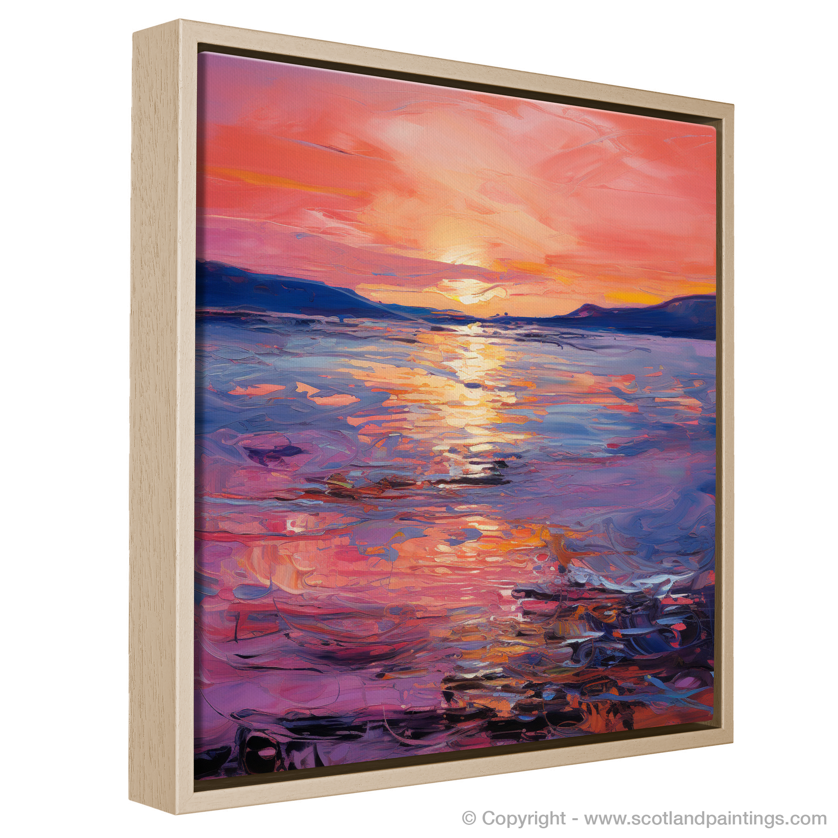 Ardtun Bay Sunset Serenade – Scotland Paintings and Art Prints