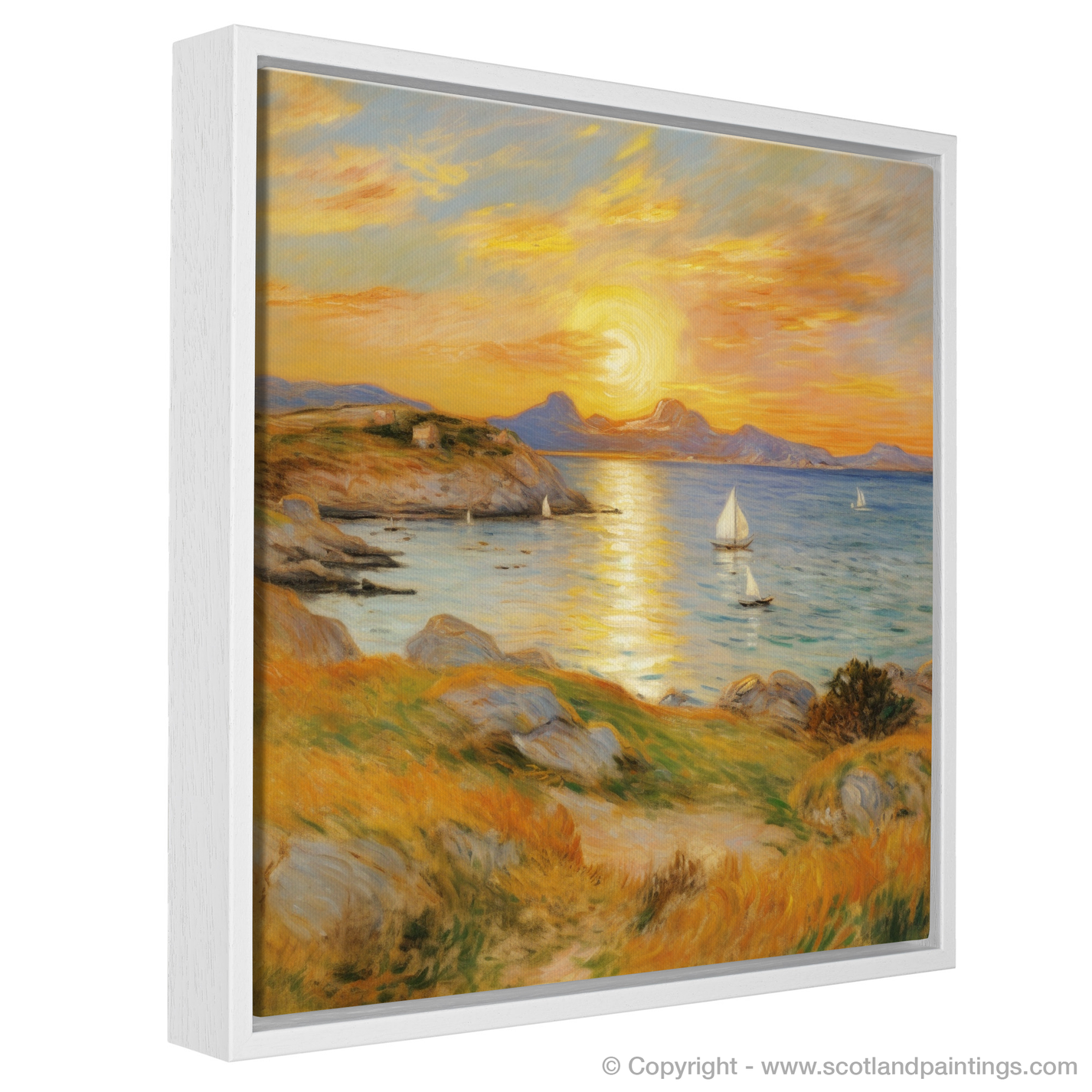 Golden Hour Grace: An Impressionist Journey to the Sound of Iona ...