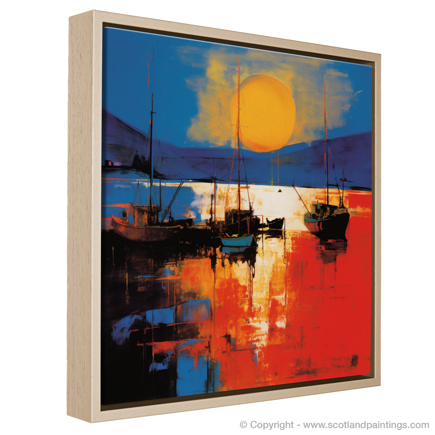 Cromarty Harbour Sunset Spectacle – Scotland Paintings and Art Prints