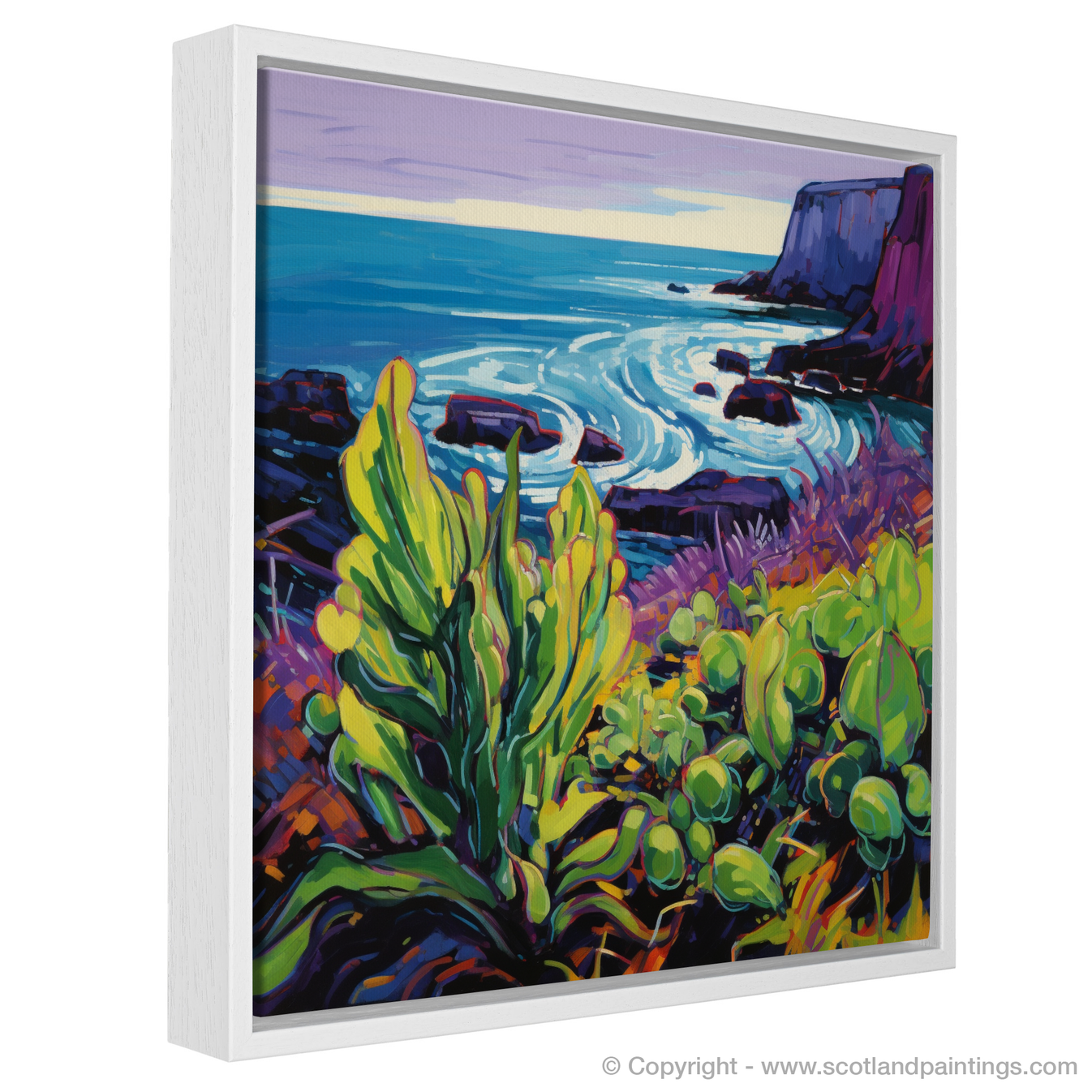Wild Rhapsody of Dunbar Coast – Scotland Paintings and Art Prints