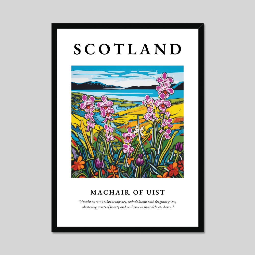 Machair of Uist - Framed Poster Print – Scotland Paintings and Art Prints