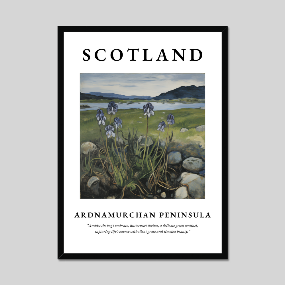Ardnamurchan Peninsula - Framed Poster Print – Scotland Paintings and ...