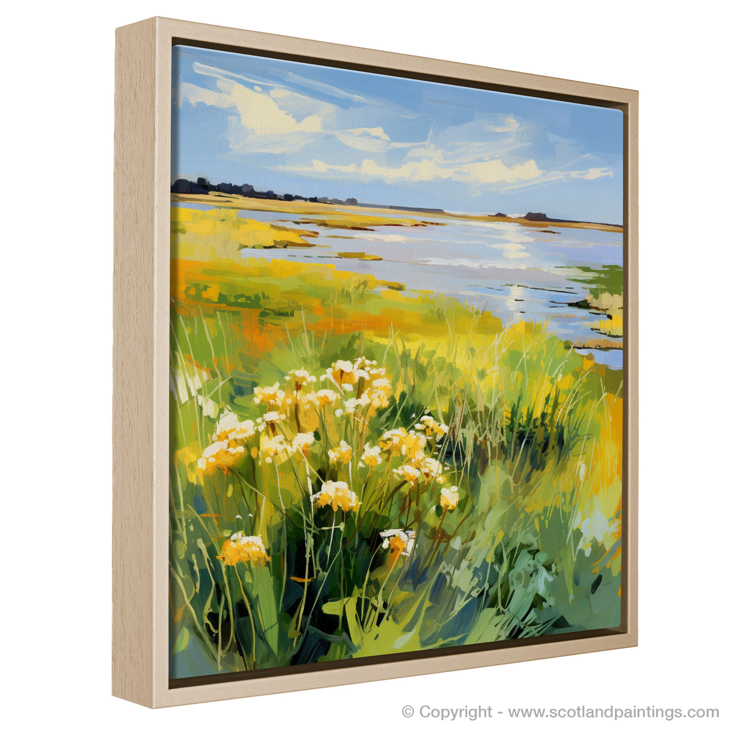 Salt Marsh Serenade: An Impressionistic Tribute to Scottish Coastal Fl ...
