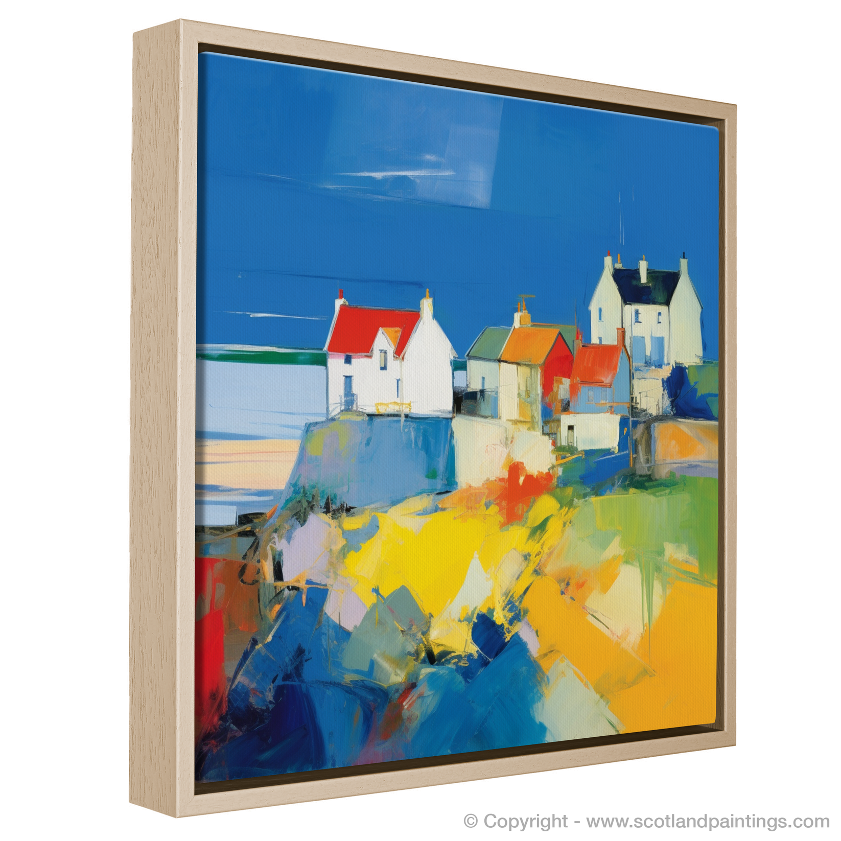 Abstract Essence of Findhorn Moray – Scotland Paintings and Art Prints