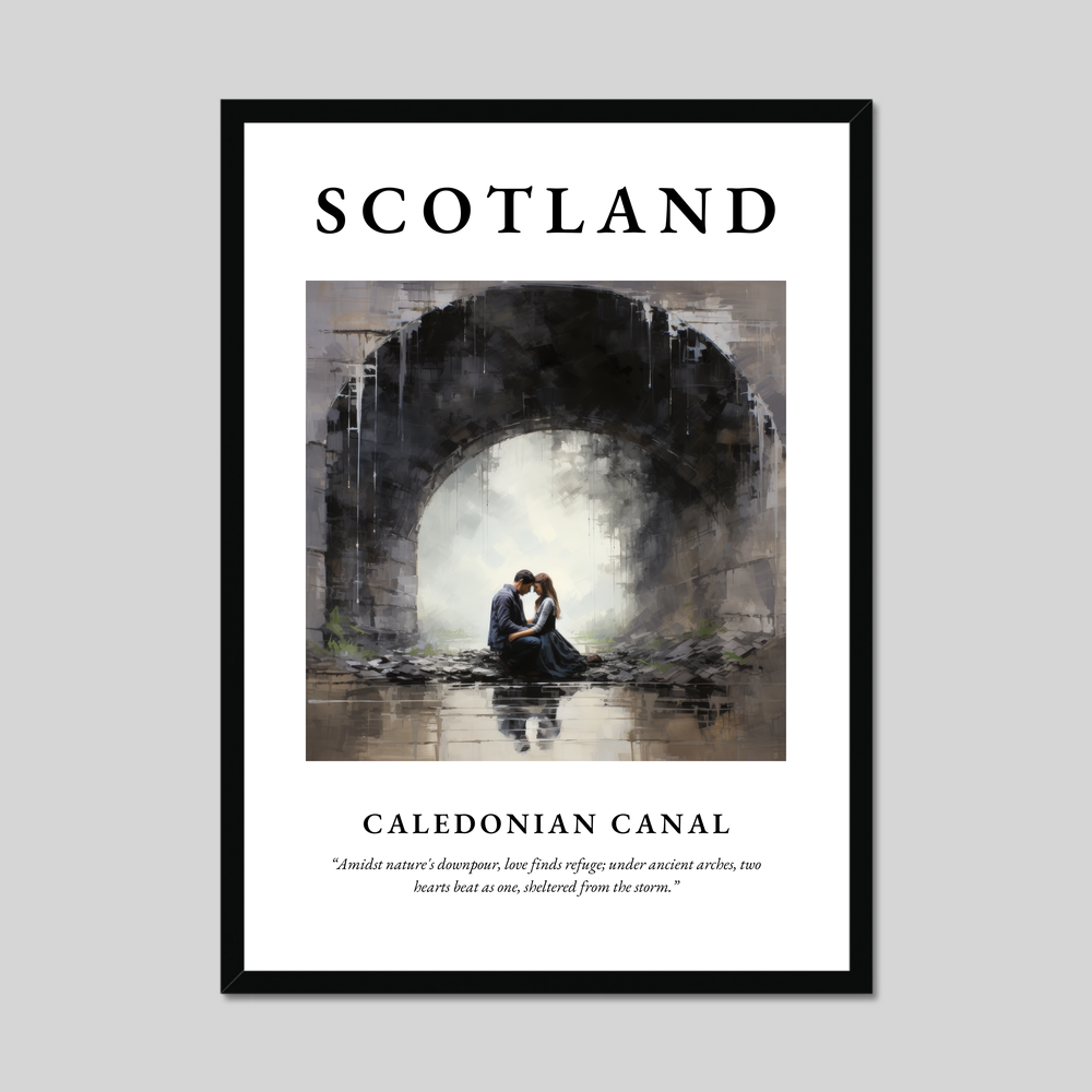 Caledonian Canal - Framed Poster Print – Scotland Paintings and Art Prints