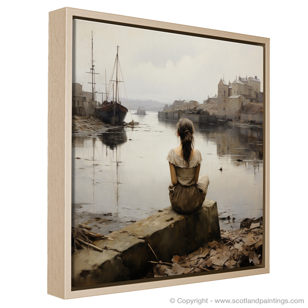 Harbourside Reflections: A Woman's Contemplation in Leith – Scotland ...