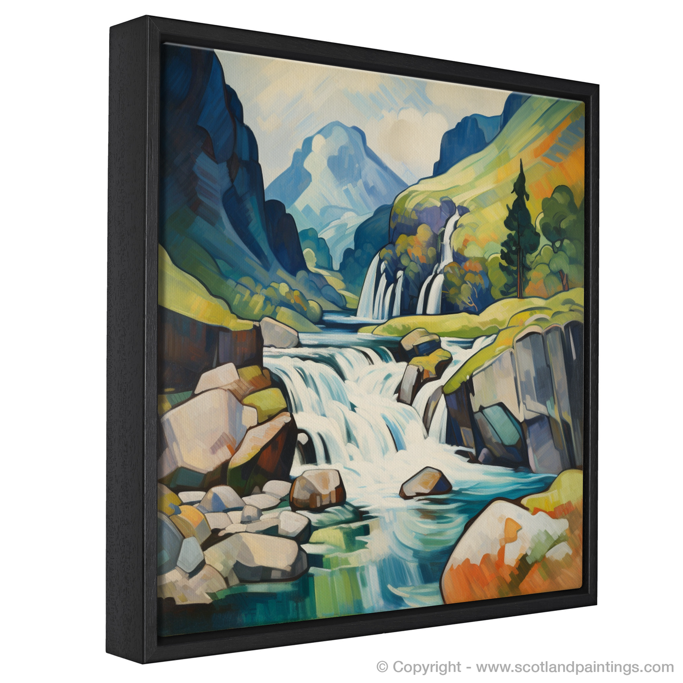 Cubist Cascade: A Geometric Interpretation of Glencoe's Waterfall ...