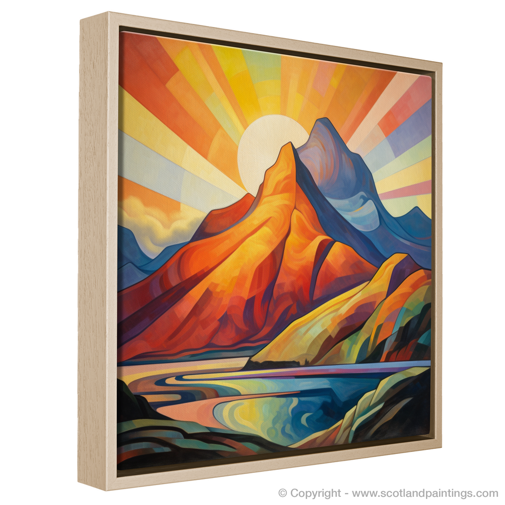 Cubist Sunrise over Buachaille Etive Mòr – Scotland Paintings and Art ...