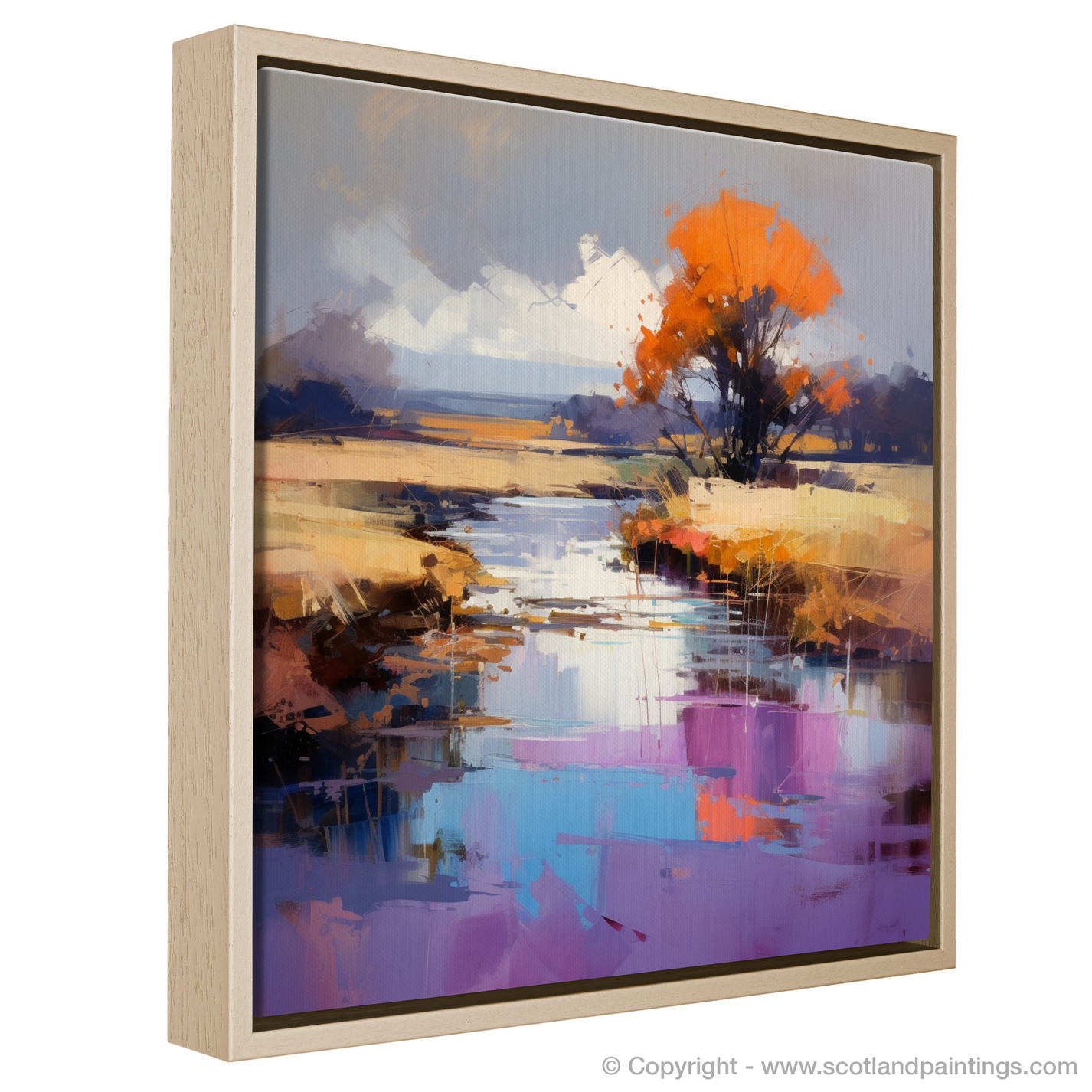 Dance of Colour: River Esk Unleashed – Scotland Paintings and Art Prints