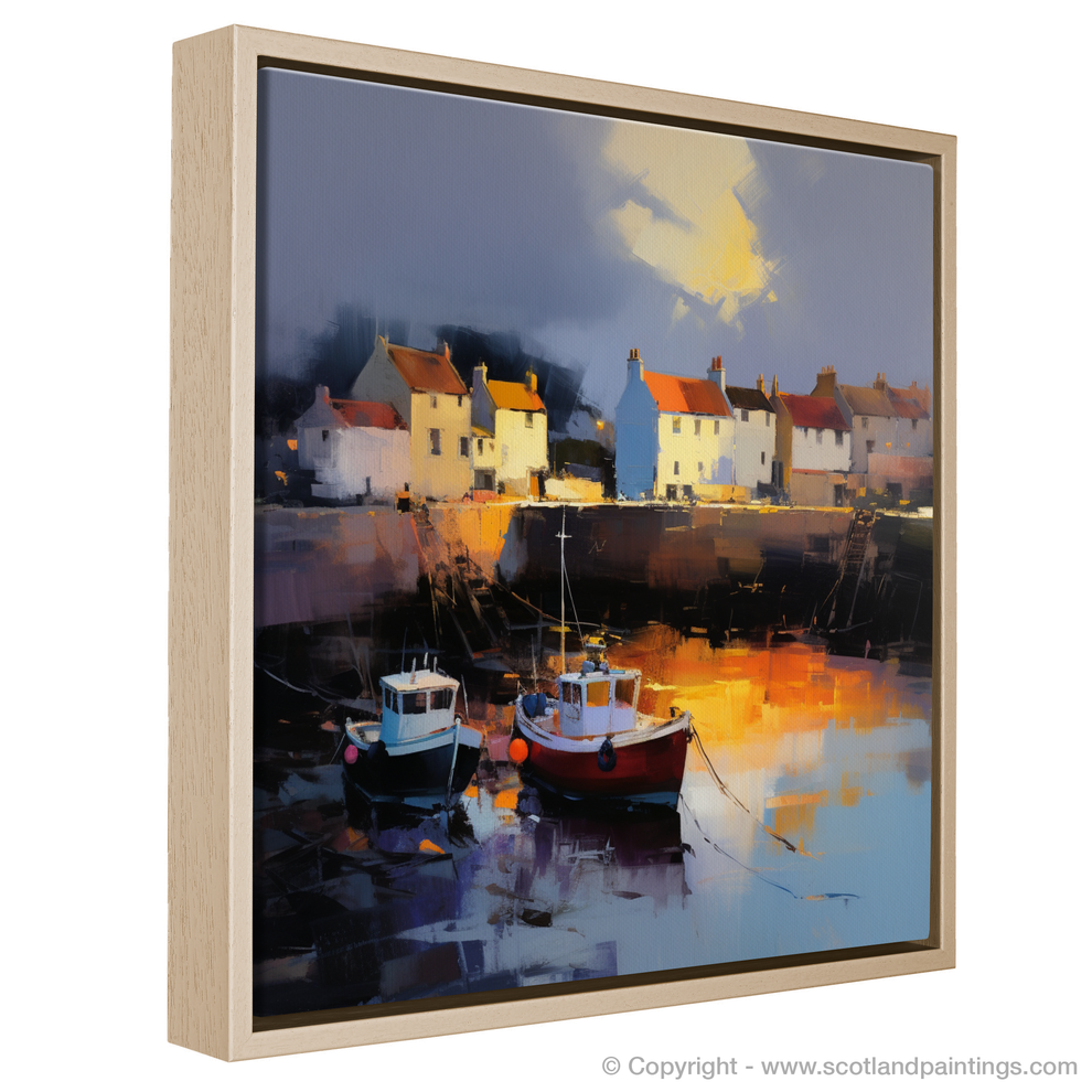 Crail Harbour at Dusk: An Expressionist Ode to Scottish Coastal Sereni ...