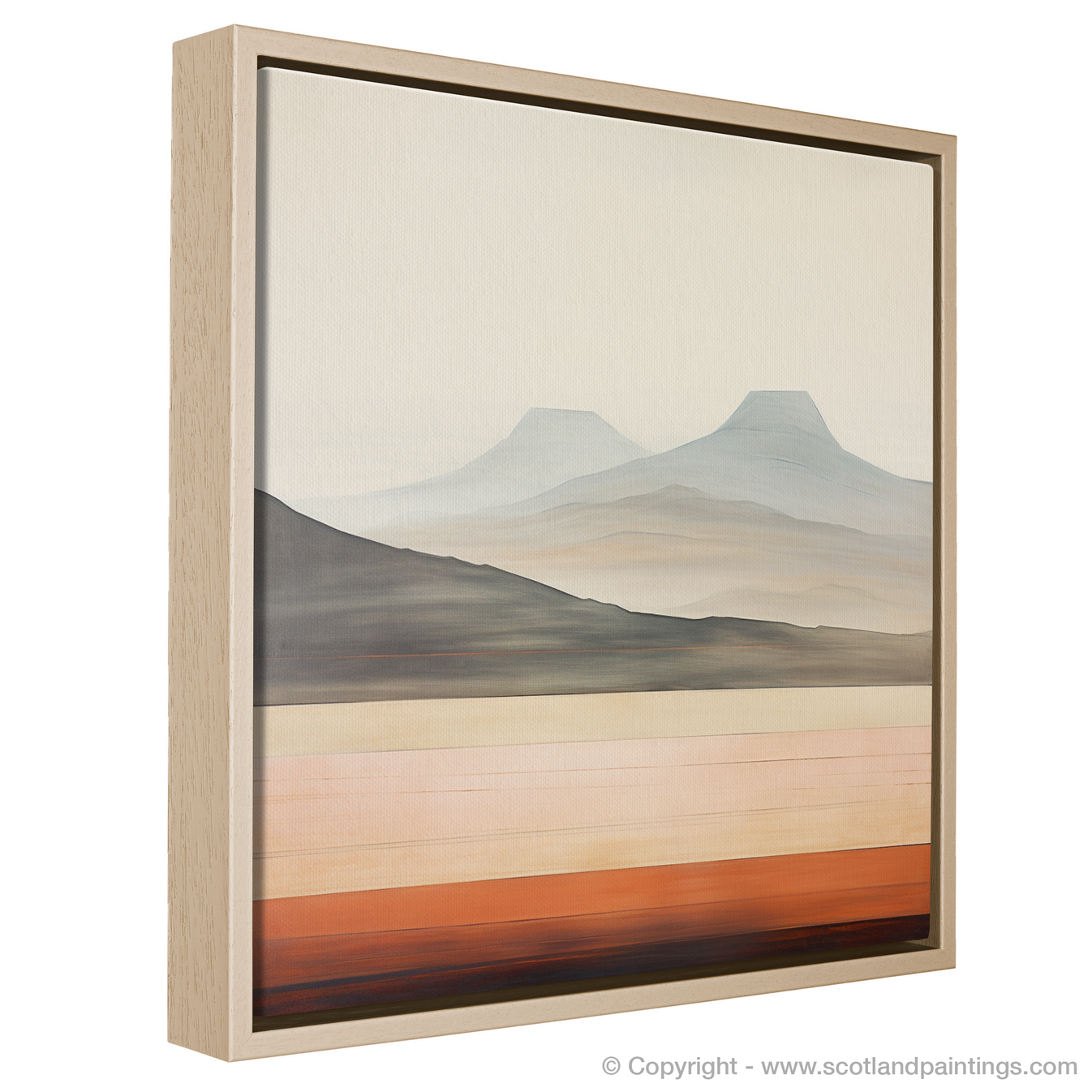 Painting and Art Print of Meall Greigh entitled "Highland Abstraction ...