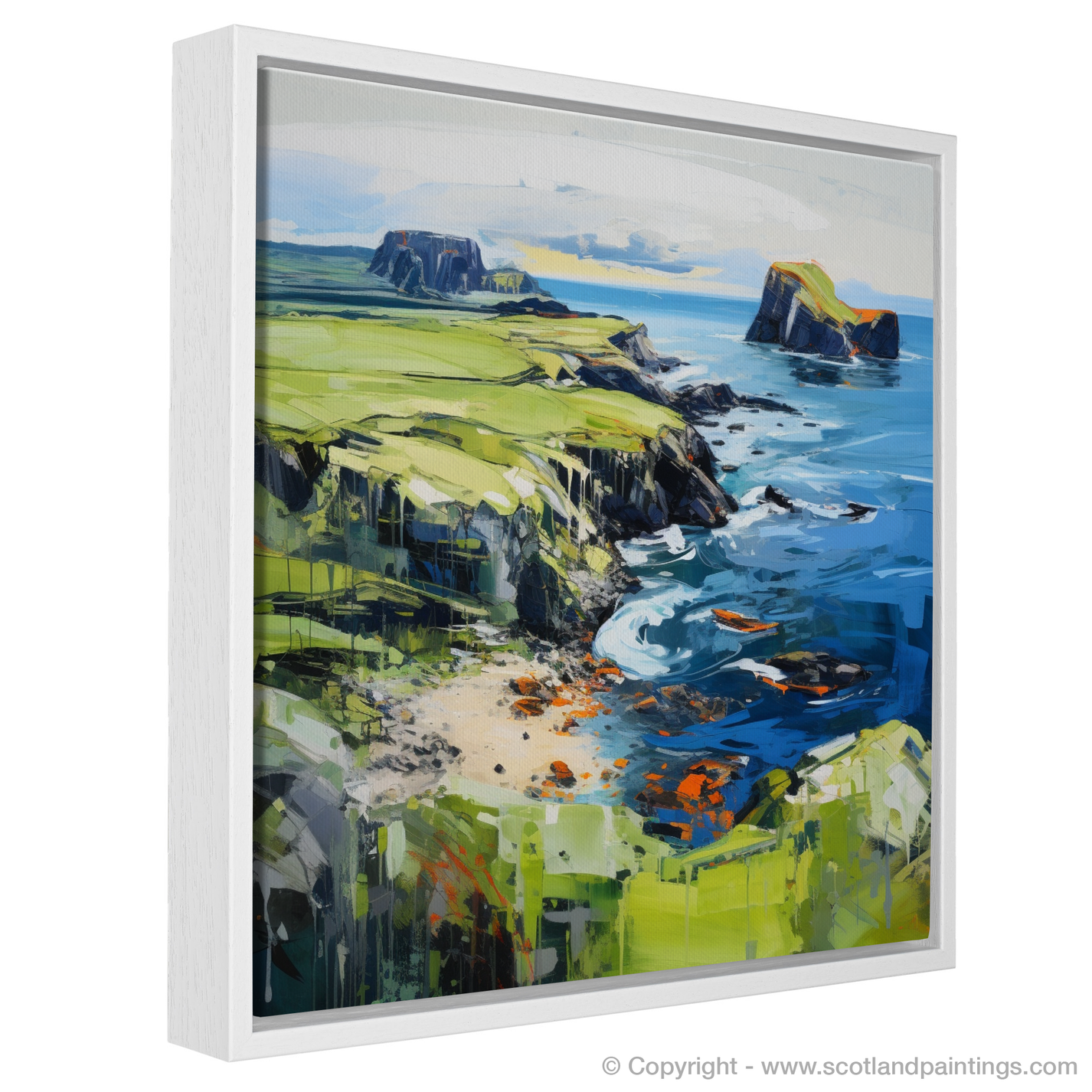 Painting and Art Print of Isle of Islay, Inner Hebrides entitled "Isla ...