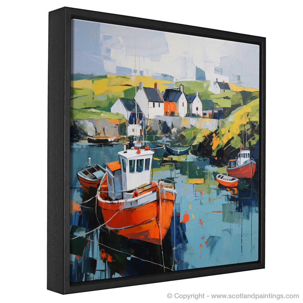 Painting and Art Print of Portnahaven Harbour, Isle of Islay entitled ...