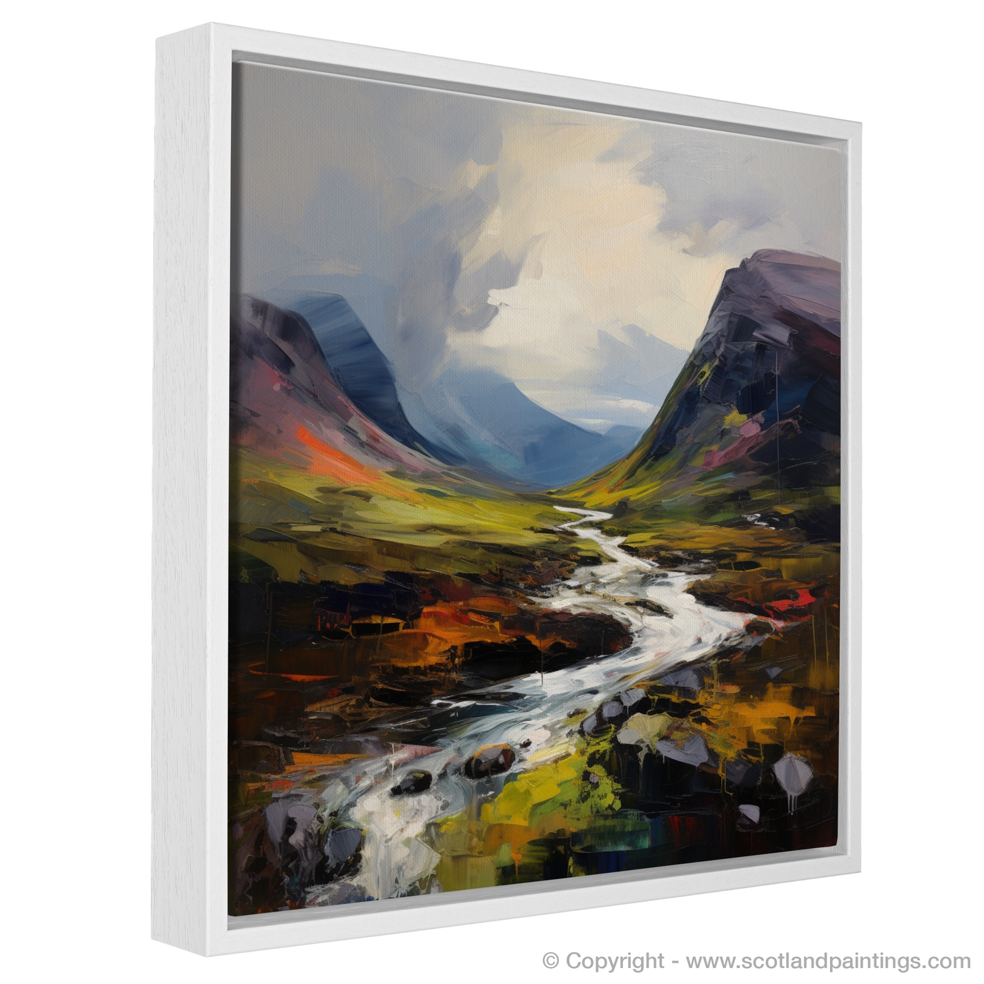 Painting and Art Print of Meall Greigh entitled "Meall Greigh Unleashe ...