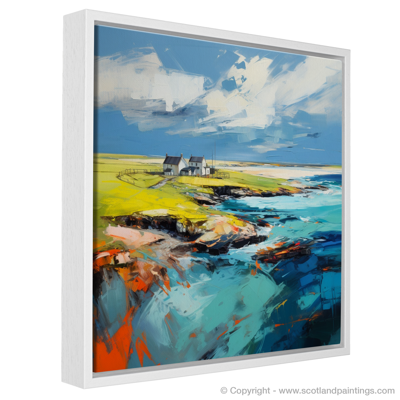 Painting and Art Print of Isle of Tiree, Inner Hebrides entitled "Isle ...