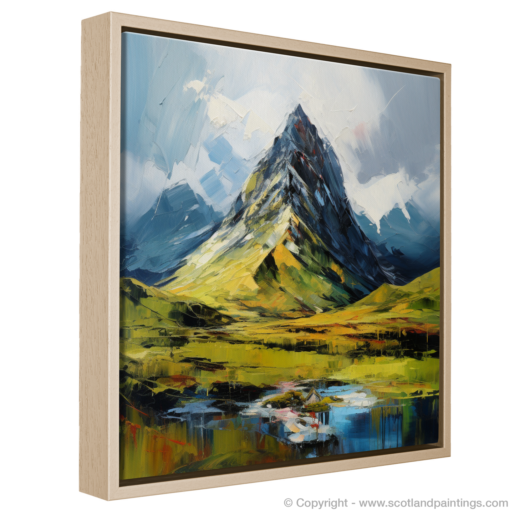 Painting and Art Print of Sgurr a' Mhaim, Highlands. entitled "Express ...