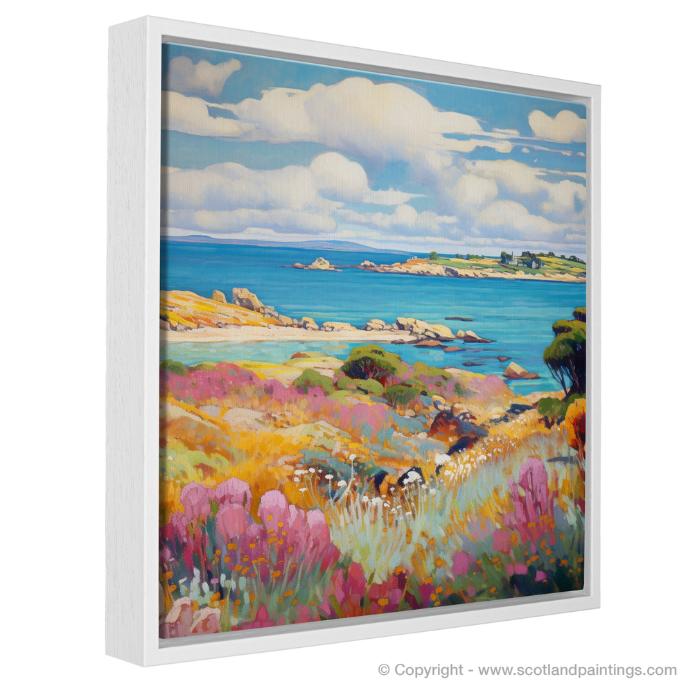 Painting and Art Print of Isle of Gigha, Inner Hebrides in summer enti ...