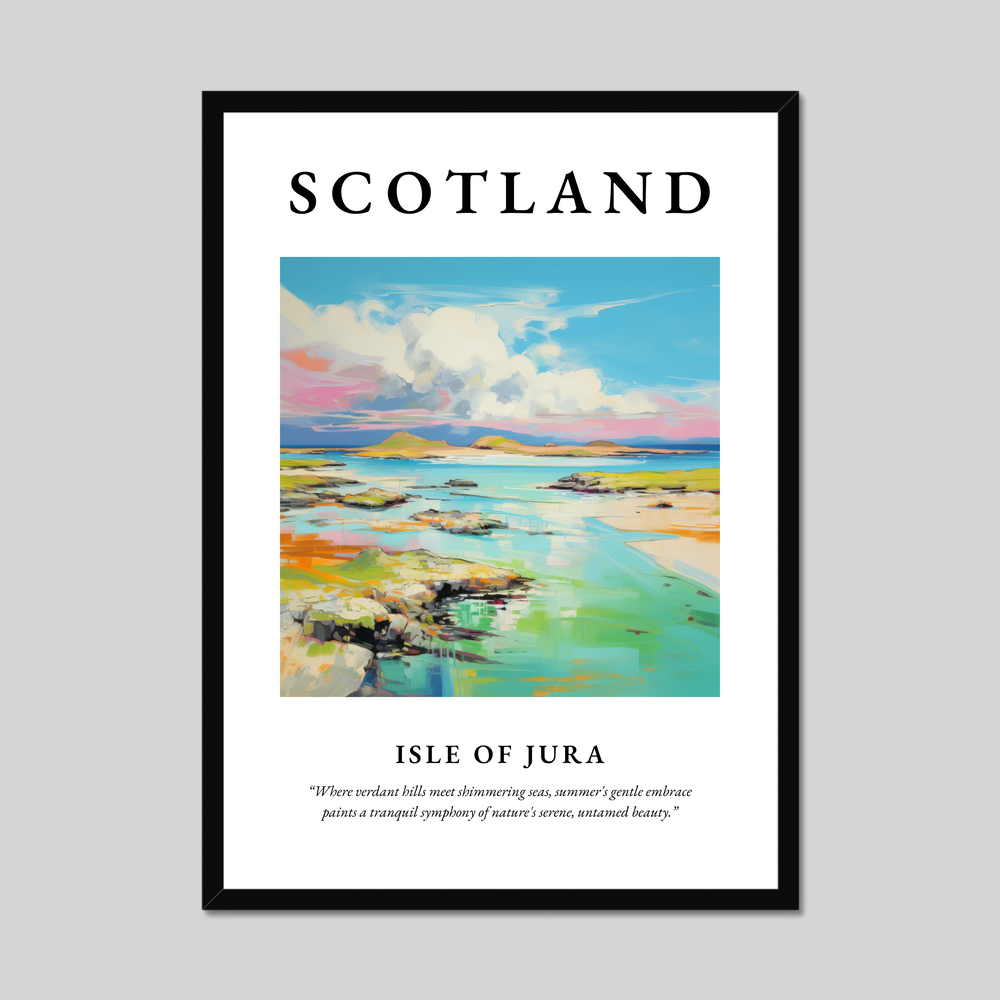 Isle of Jura - Framed Poster Print – Scotland Paintings and Art Prints