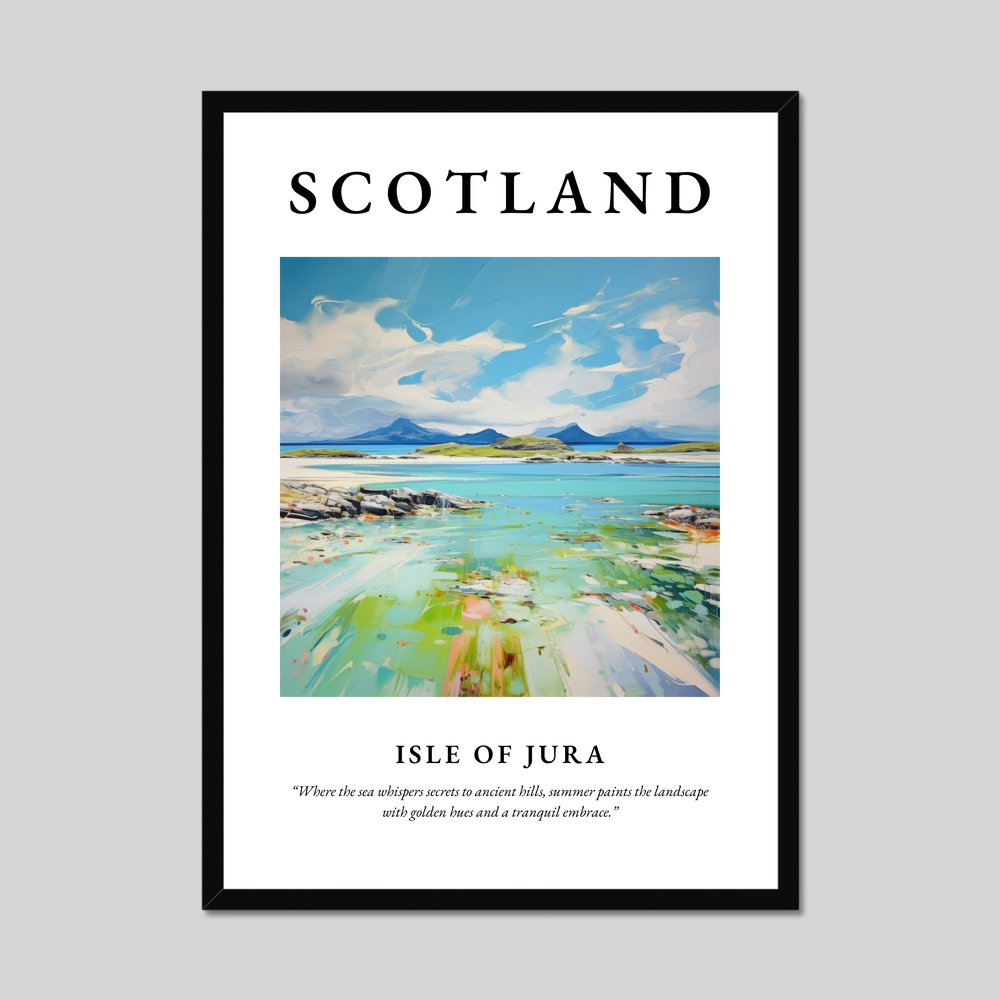 Isle of Jura - Framed Poster Print – Scotland Paintings and Art Prints