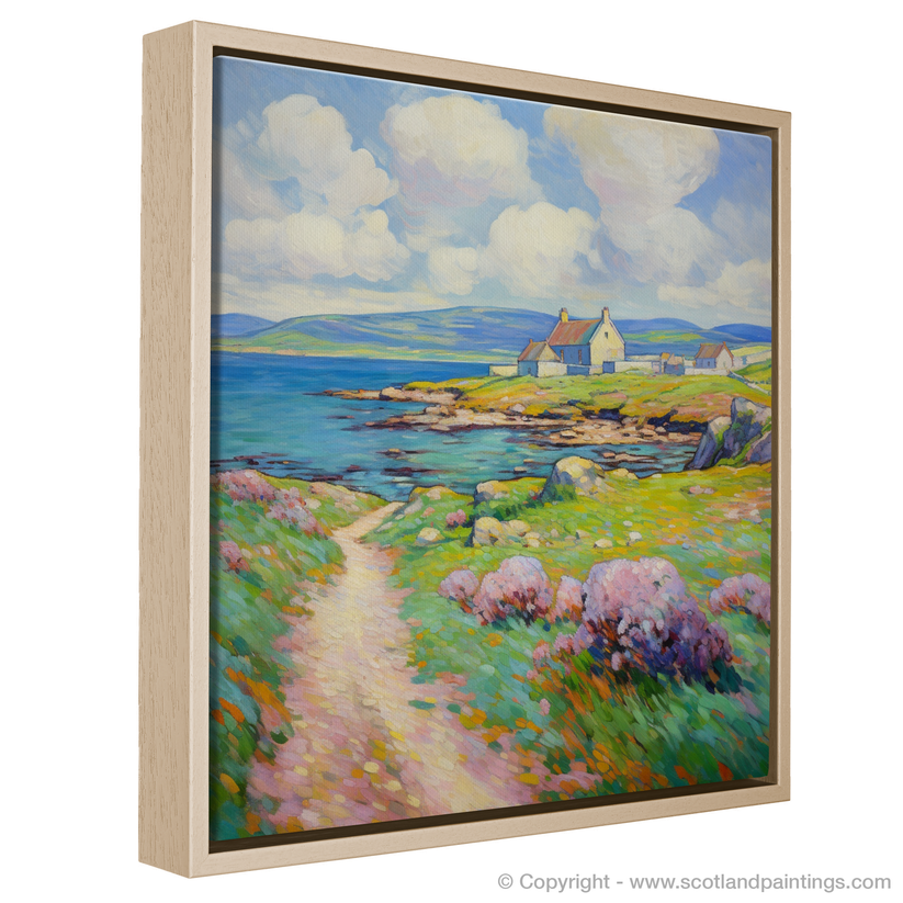 Painting and Art Print of Isle of Islay, Inner Hebrides in summer enti ...