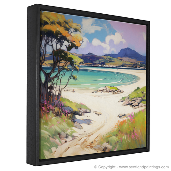 Painting and Art Print of Silver Sands of Morar in summer entitled "Vi ...