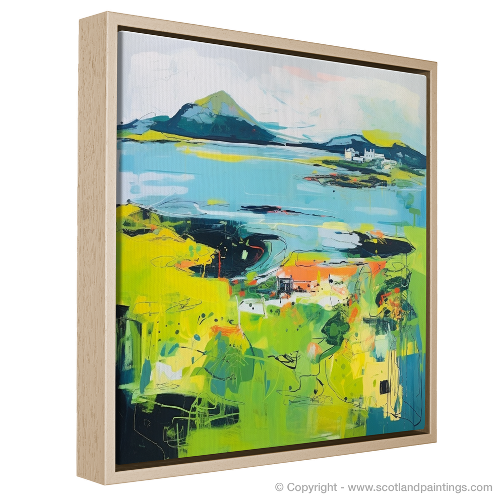 Painting and Art Print of Isle of Ulva, Inner Hebrides in summer entit ...