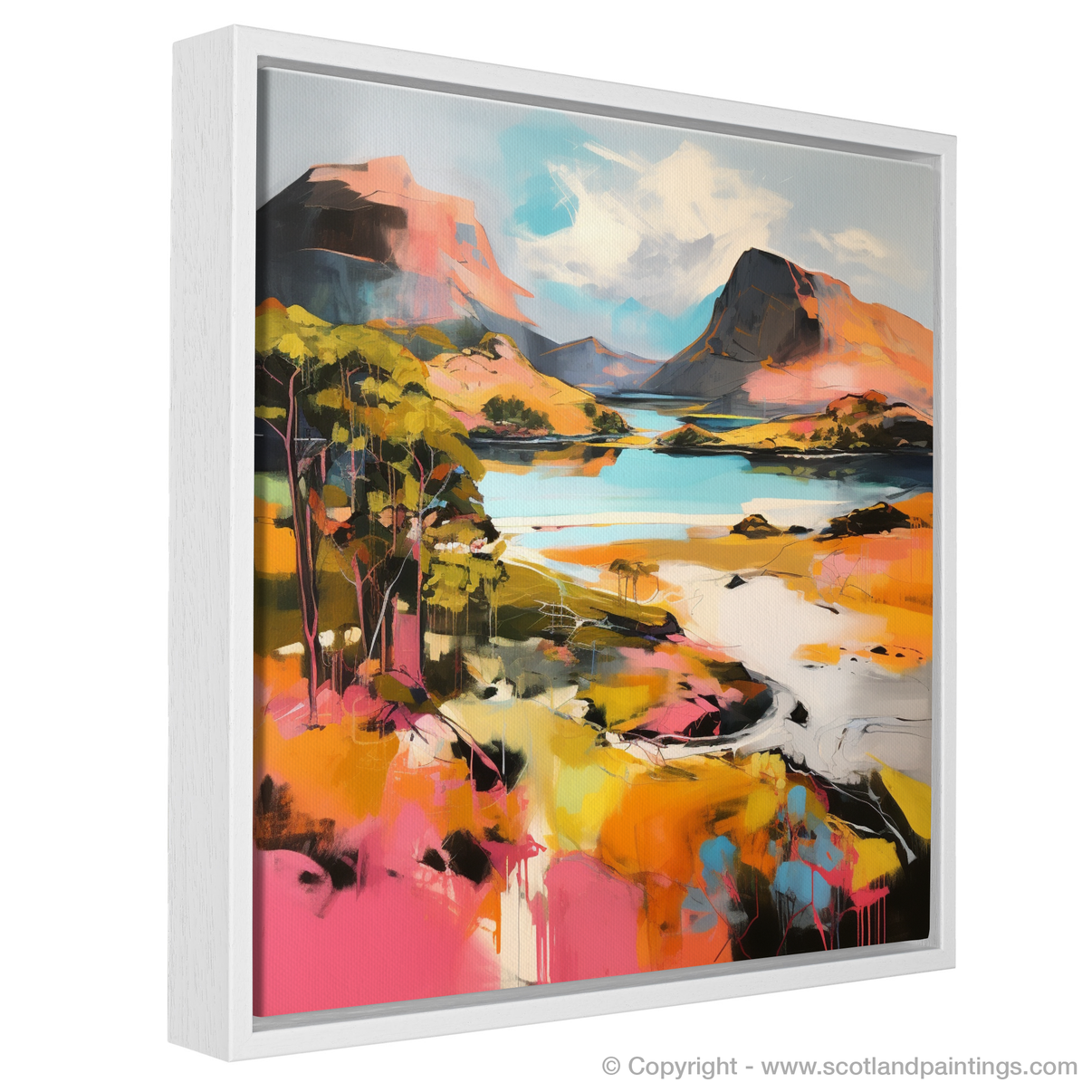 Vibrant Reverie: Loch Maree, Wester Ross in Summer – Scotland Paintings ...