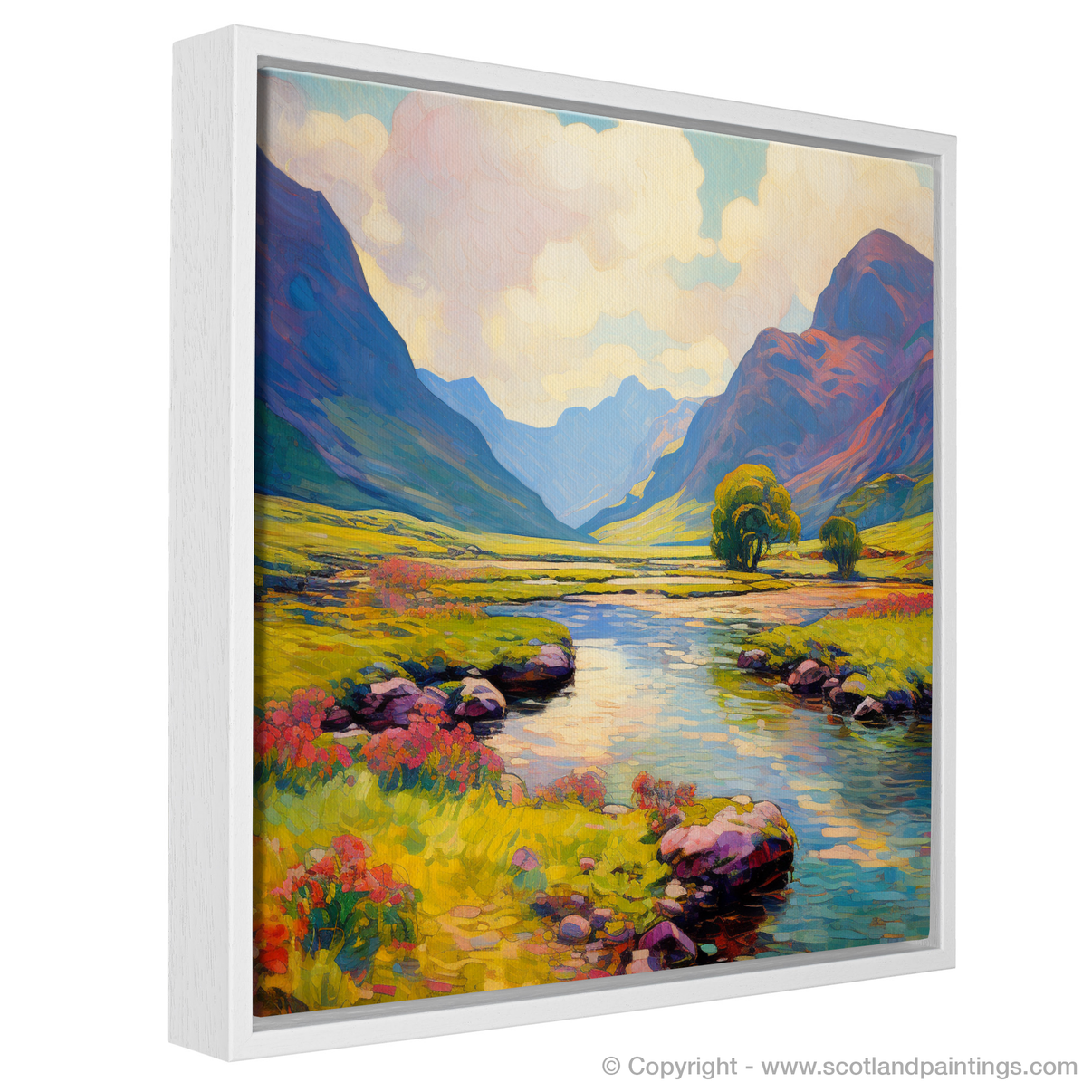 Summer Splendour of Glen Coe – Scotland Paintings and Art Prints