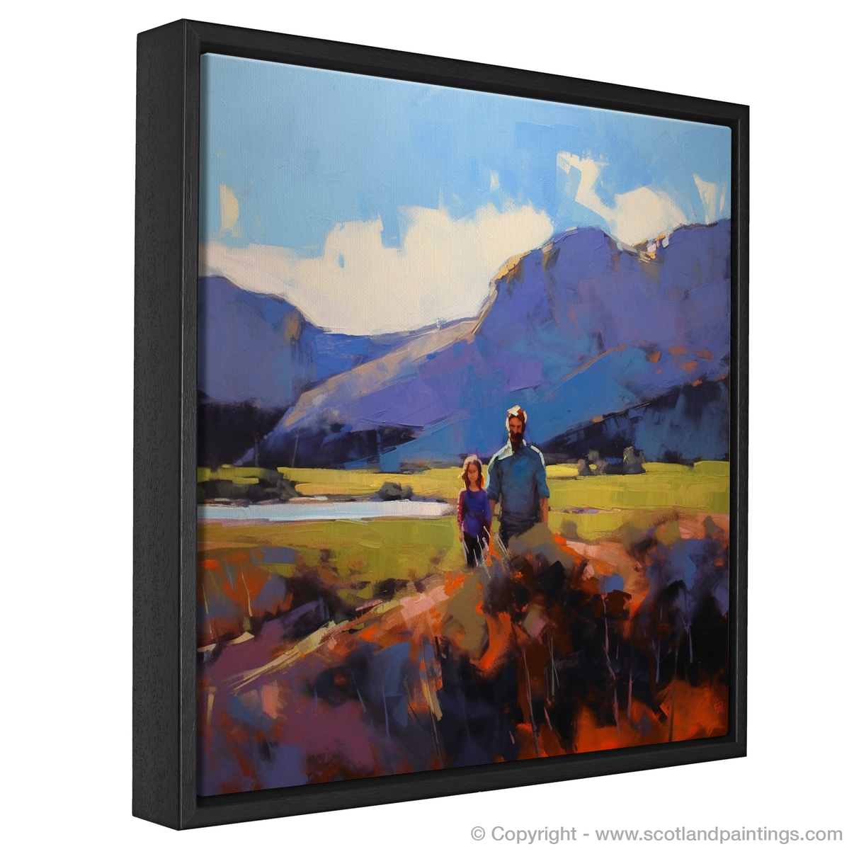 Glencoe in Summertime Embrace – Scotland Paintings and Art Prints