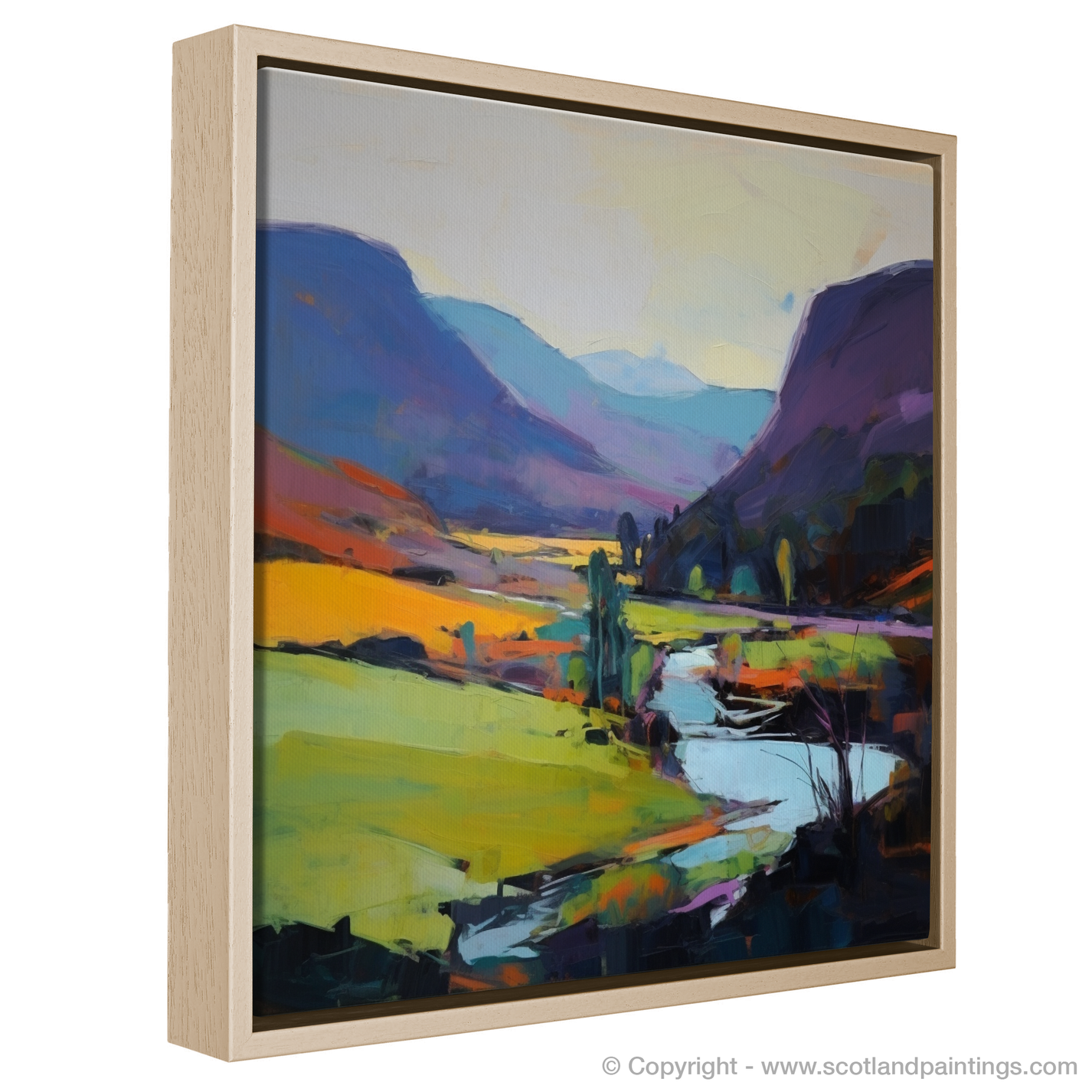 Expressionist Journey through Glen Esk, Angus – Scotland Paintings and ...