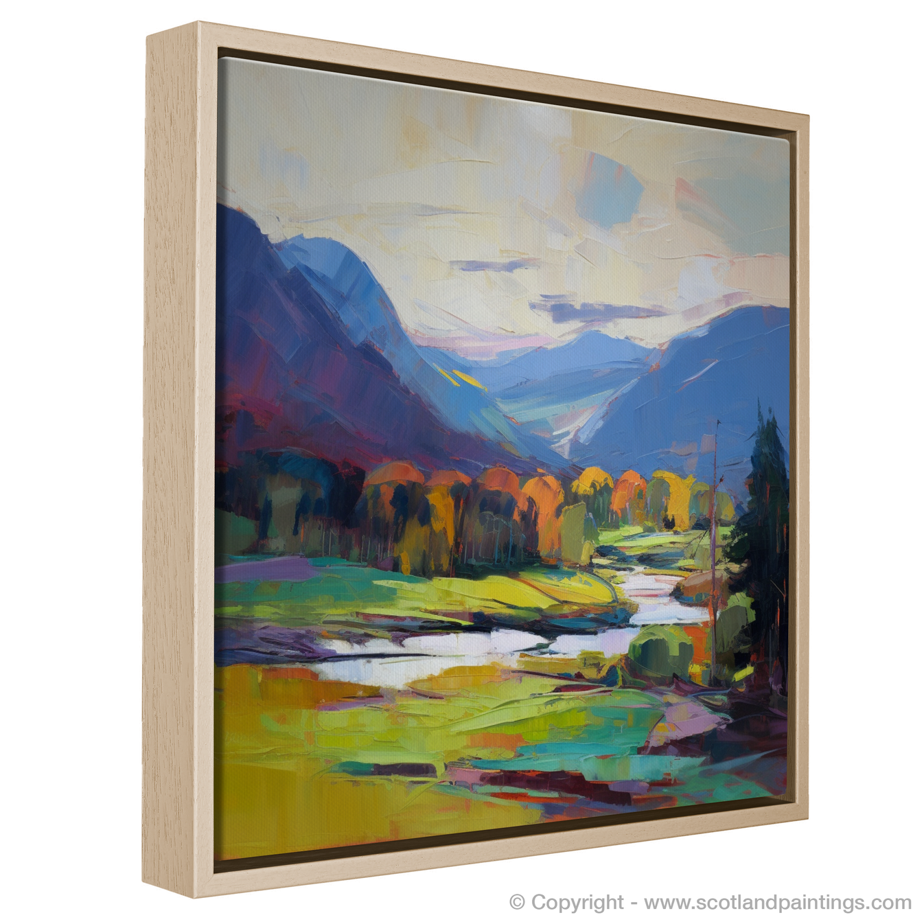 Vibrant Expression of Glen Affric Majesty – Scotland Paintings and Art ...
