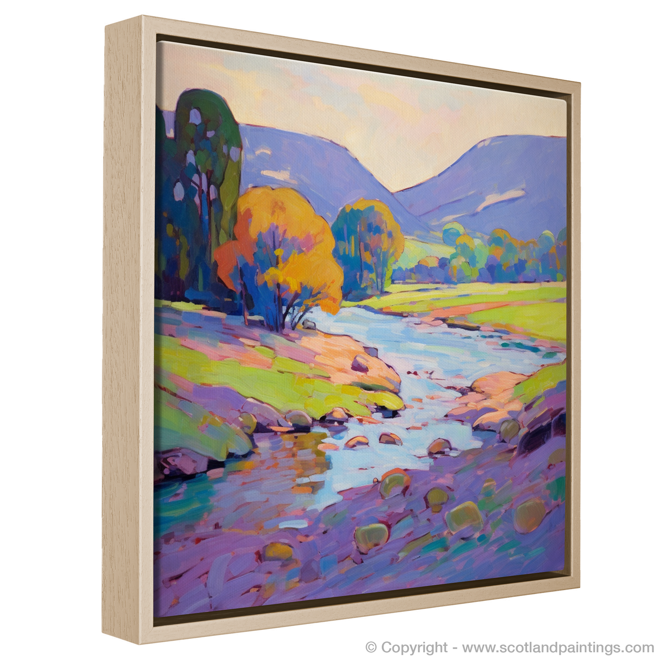 Summer Serenade by River Esk – Scotland Paintings and Art Prints