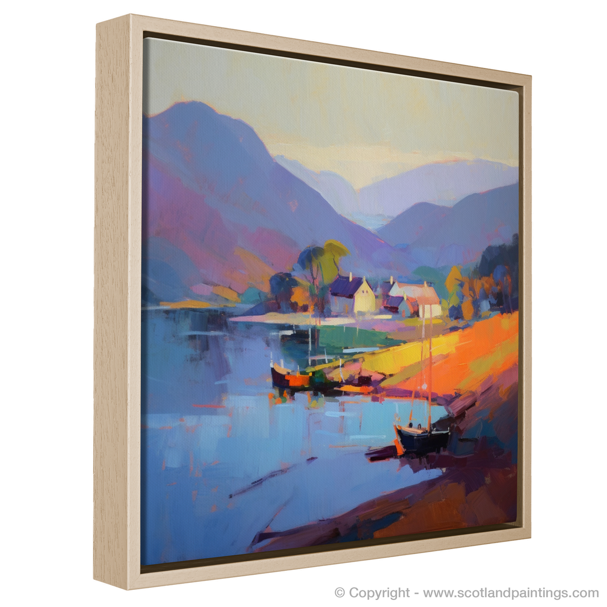 Golden Hour at Mallaig Harbour: An Expressionist Ode to Scotland's Coa ...